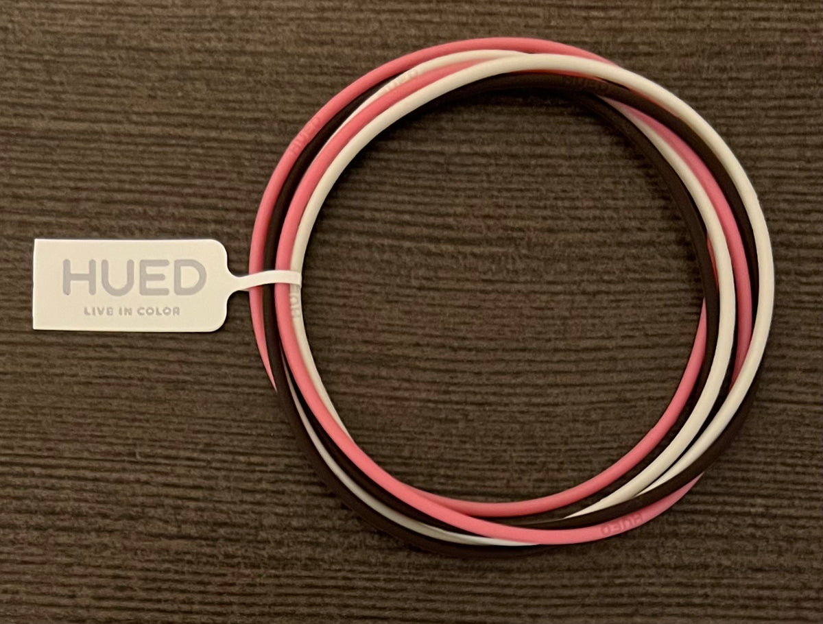 Neapolitan Jelly Bracelets by Hued Bracelets