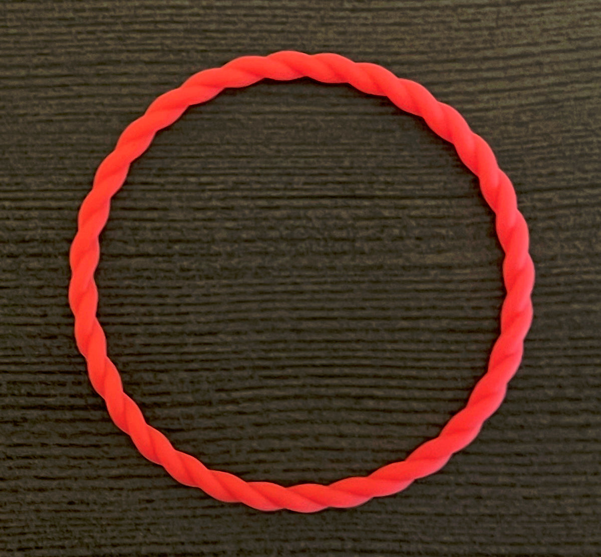 Claret Red Twist Jelly Bracelet by Hued Bracelets