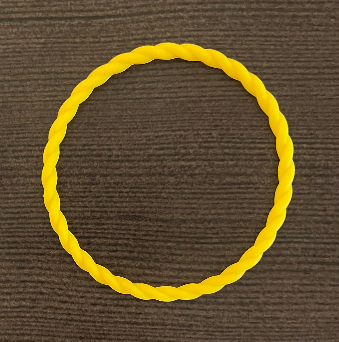 Blazing Yellow Twist Jelly Bracelet by Hued Bracelets